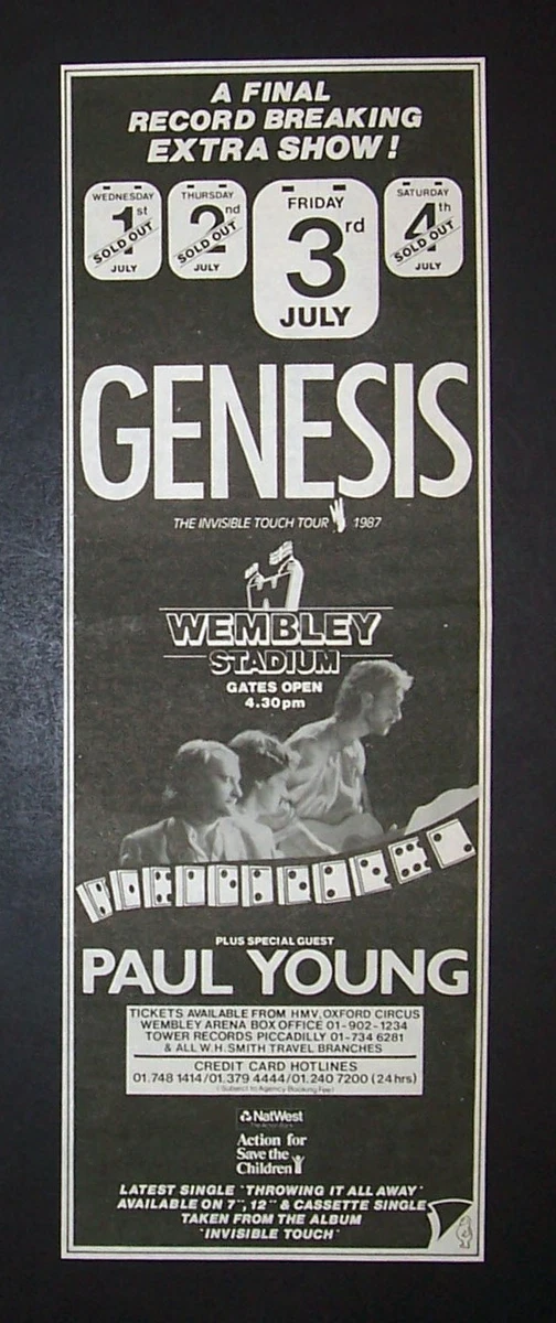 Genesis Invisible Touch Tour