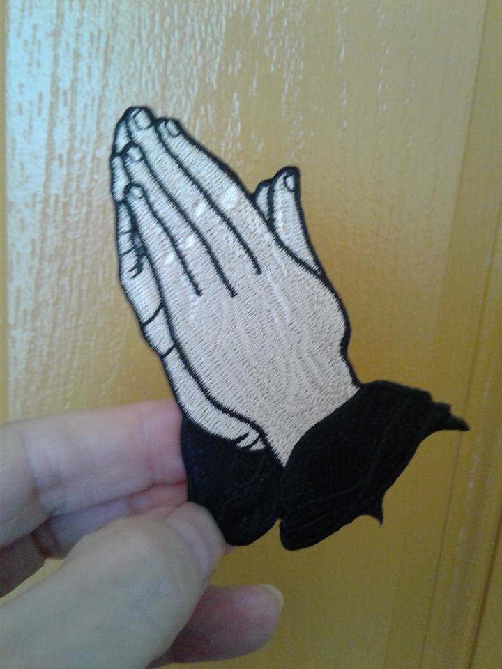 Praying Hands - Prayer - Liturgical - Faith - Embroidered Iron On Patch ...