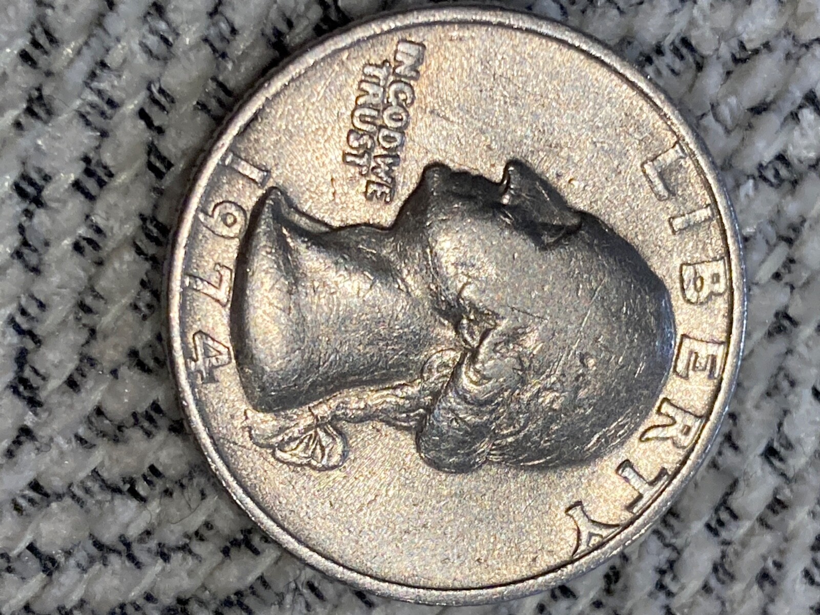 1974 Quarter, no mint mark, stamp error | eBay