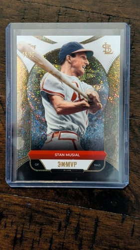 2025 Topps Stan Musial “3x MVP” Gold Foil – Welcome to the Club Insert ...