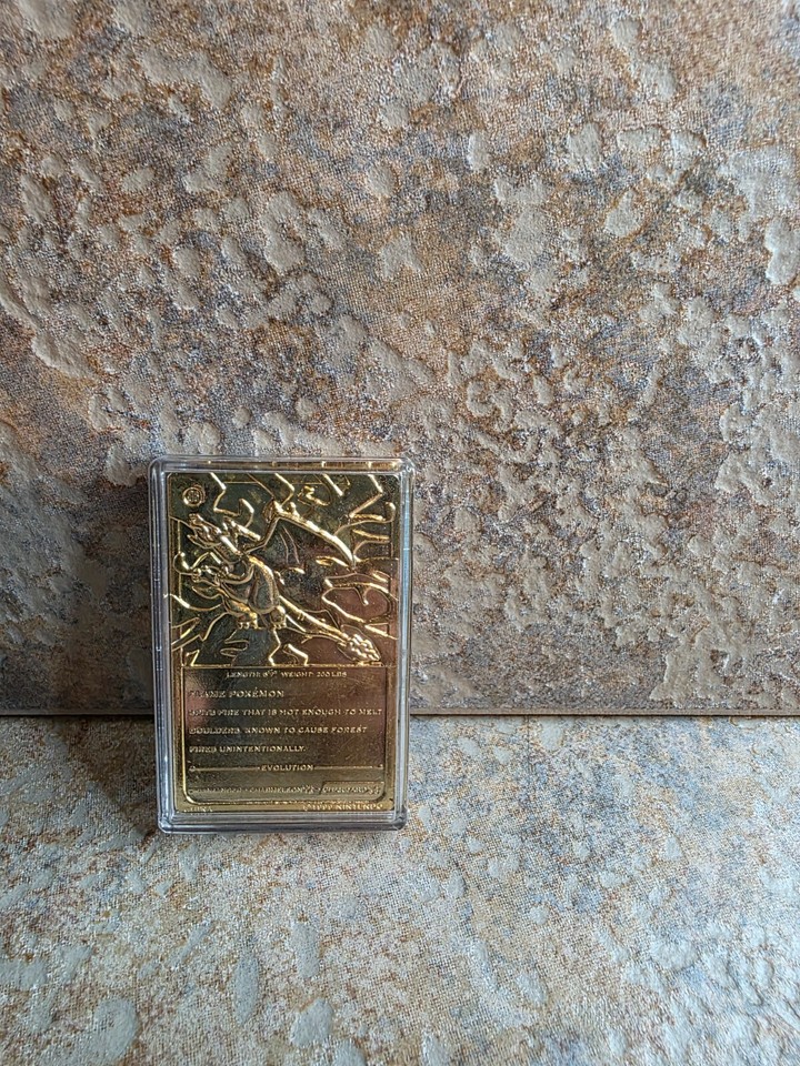 CHARIZARD LIMITED EDITION 23K GOLD PLATED TRADING CARD | eBay
