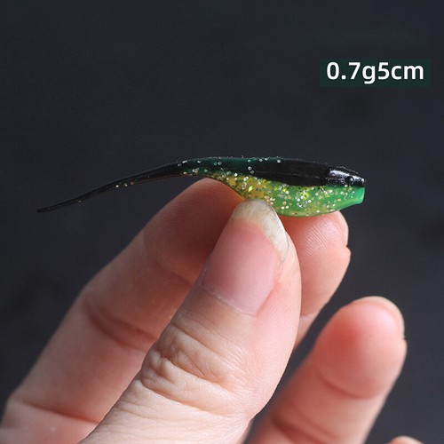 10PCS Small Tadpole Soft Bait Lure Mini Fishing Lure 0.75g 5cm Fishing ...