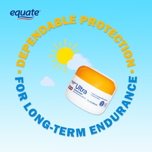 Equate Zinc Sunscreen Pot, SPF 50, 1 Fl. Oz.. | eBay