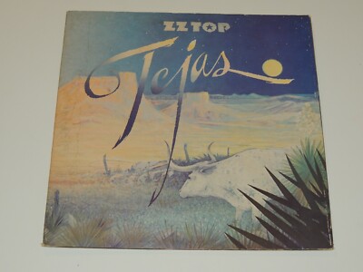 ZZ TOP tejas Lp RECORD GATEFOLD TRI FOLD COVER PS 680 CRC CLUB EDITION ...
