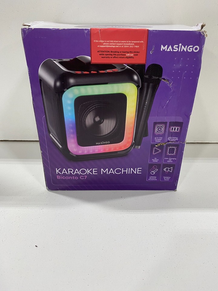 Masingo Karaoke Machine Bicanto C7 | eBay
