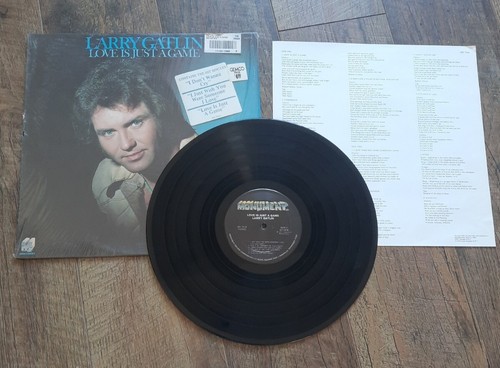 1977 Larry Gatlin Love is Just A Game Record Vinyl 12" LP MG 7616 Hype ...