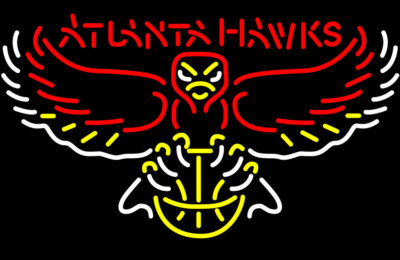 Atlanta Hawks Man Cave 24"x20" Neon Light Sign Lamp Beer Bar Wall Decor ...