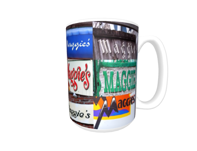 MAGGIE Coffee Mug / Cup featuring the name in actual sign photos | eBay