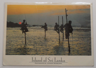 STAMPMART : SRI LANKA SOUTHWEST COAST STILT FISHING POSTCARD 2004 TO ...