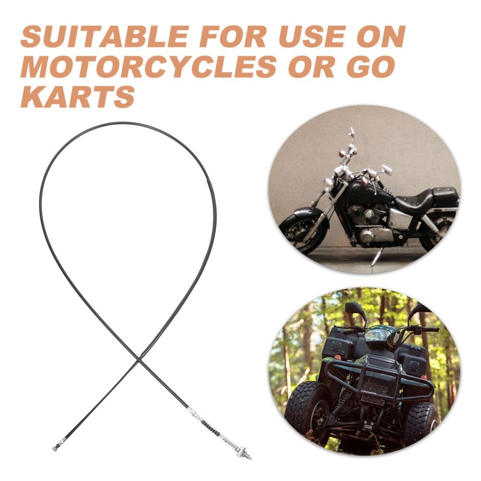 Motorcycle Brake Cable Long Brake Line for Go Kart Electric Bicycle ...
