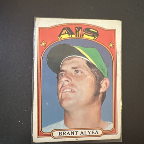 1972 Topps Brant Alyea #383 Oakland Athletics | eBay