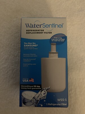 WaterSentinel WSS-1 Refrigerator Water Filter Replacement for Drinking ...