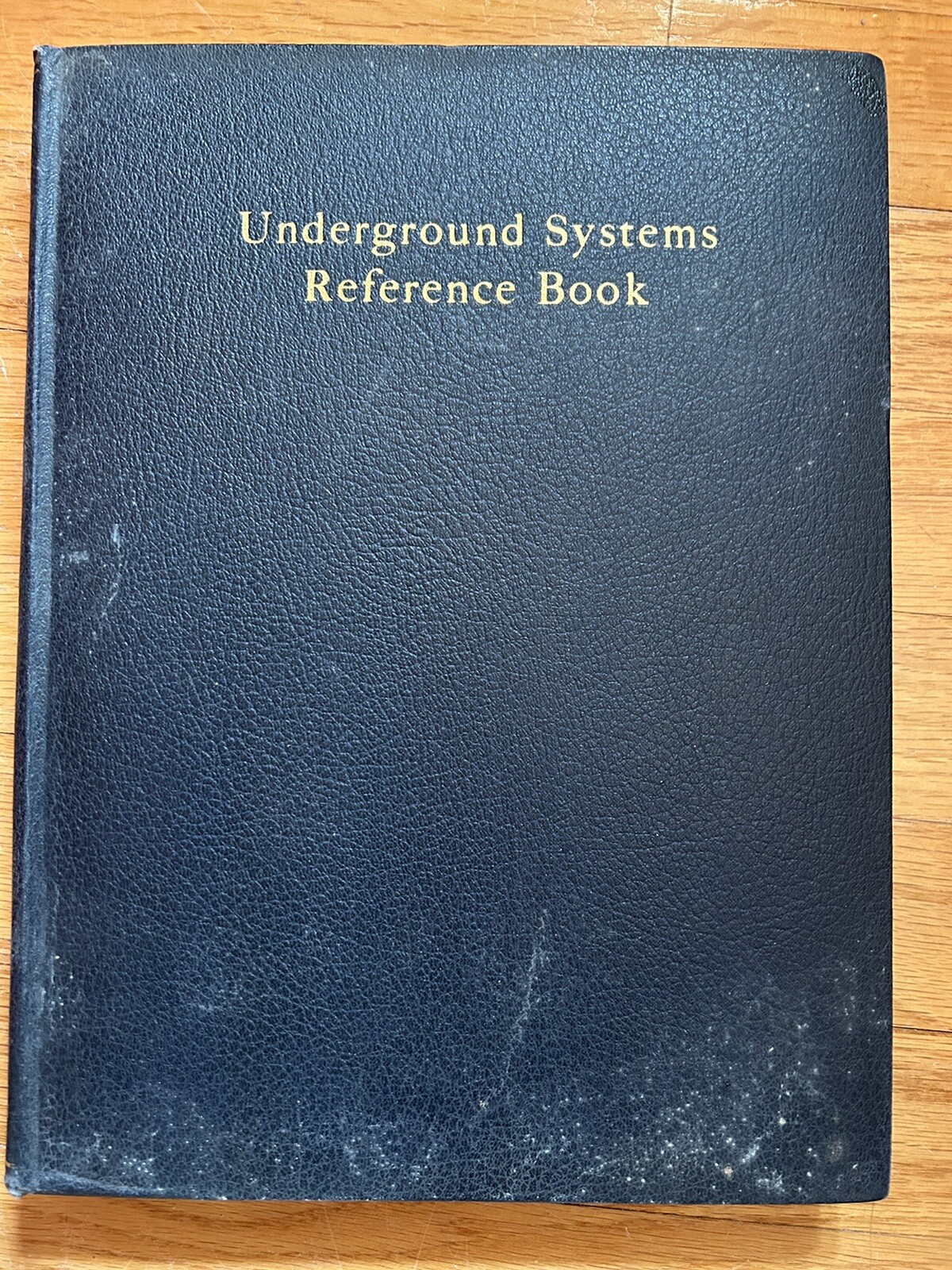 Vintage 1931 FIRST EDITION Underground Systems Reference Book Hardback ...