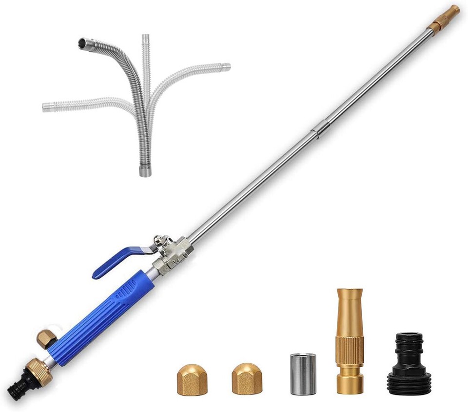 Hydro Jet High Pressure Power Washer Water Spray Gun Nozzle For Garden ...