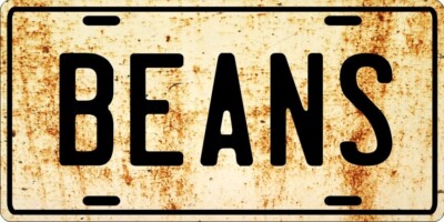 BEANS Kitchen, Restaurant or Food Truck Concession - Weathered License ...