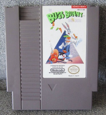 The Bugs Bunny Crazy Castle (Nintendo Entertainment System, 1989) NES ...