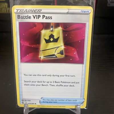 Pokémon TCG Battle VIP Pass Fusion Strike 225/264 Regular Uncommon | eBay