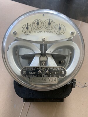Electrical Meters - Ge Watthour Meter