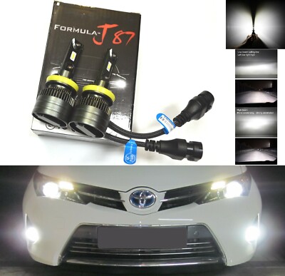 LED Kit G8 100W H8 5000K White Two Bulbs Fog Light Replacement Plug ...