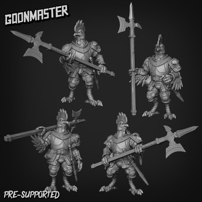 Chicken Hellbird Rooster Fighter Paladin Barbarian Miniature | D&D DnD ...