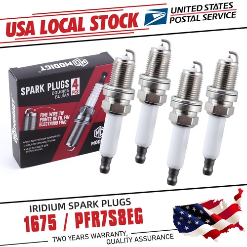 4pcs PFR7S8EG/1675 OEM Iridium Spark Plugs For Volkswagen EOS JETTA ...