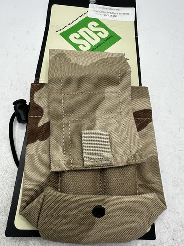 US Army Rangers DCU DESERT Camo RACK Molle Double Magazine Pouch - (SDS ...