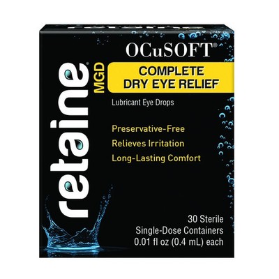 OCuSOFT Retaine MGD Complete Dry Eye Relief Lubricant Eye Drops 30 ...