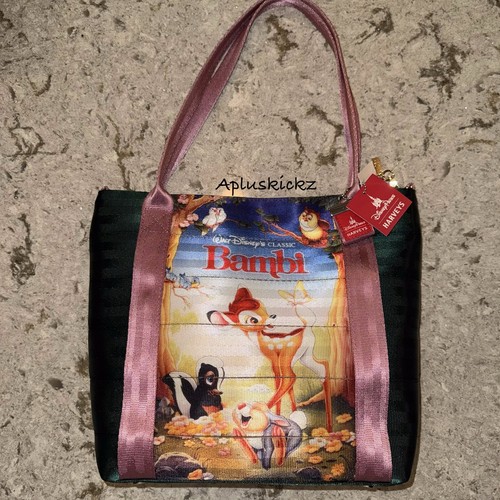 2025 Disney Parks Harveys Bambi Thumper Flower Poster Tote Bag New With ...