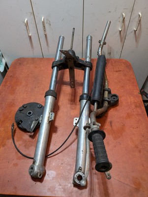 Rickman Bultaco Metisse Ceriani Betor 35mm Forks Triple Tree Handlebar ...