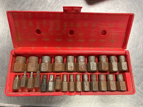 Used SNAP-ON REX25A 25 Piece Screw Extractor Set Complete? (QUC022876 ...