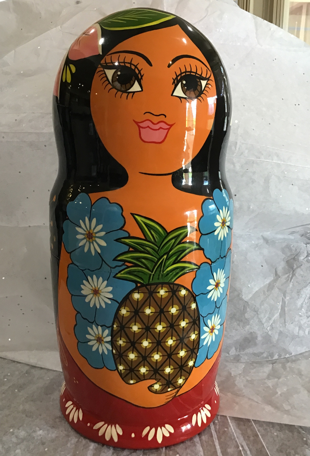 Rare VTG Russian Matryoshka Nesting Doll Signed Nikolay Gurgreiff Set ...