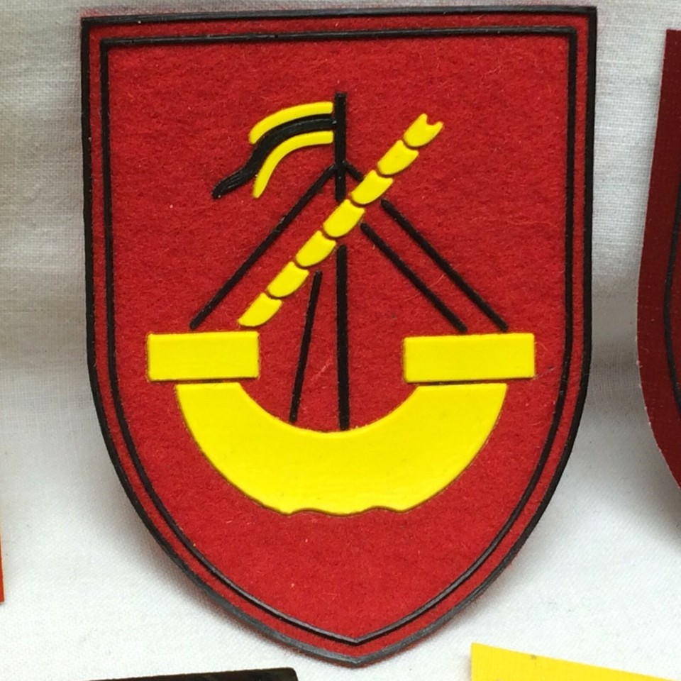 Belgium Military Patch Badge lot 5 pc Army Lion Ship Felt Plastic Back ...