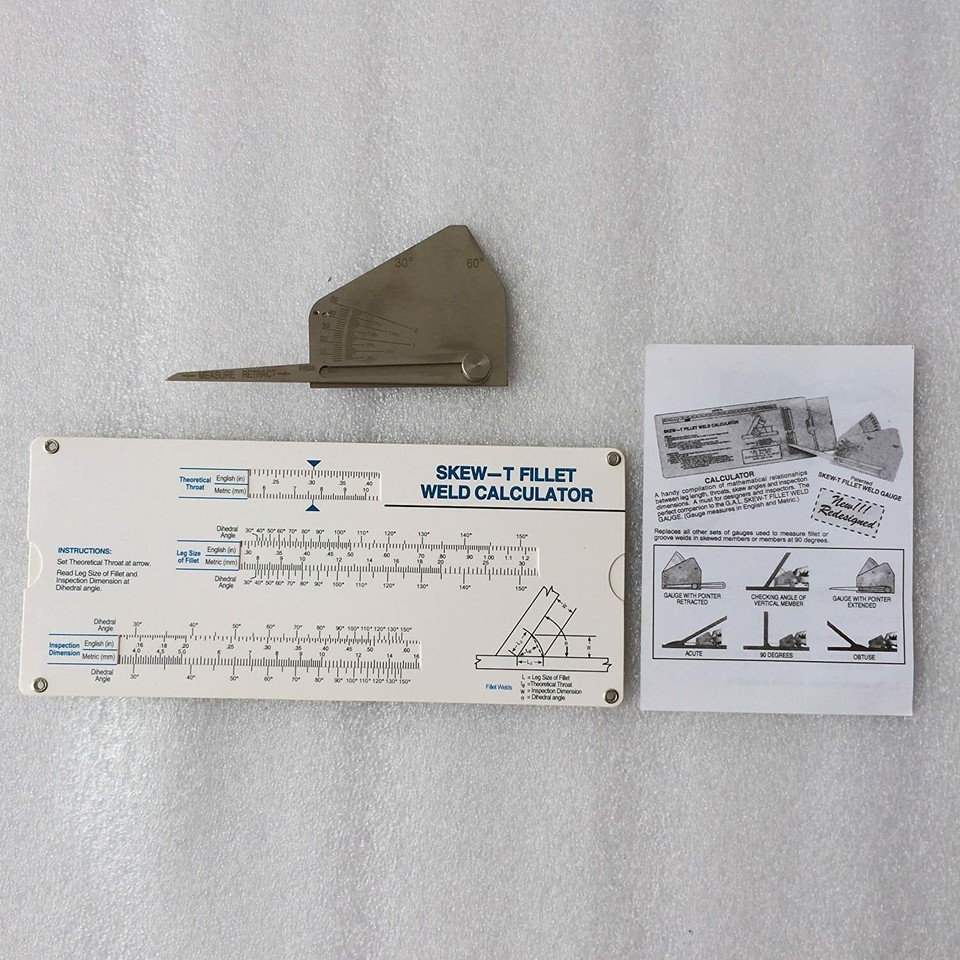 Field Weld Inspection Tool Kit Welding Gauge Weld Inspection Ruler 16 ...