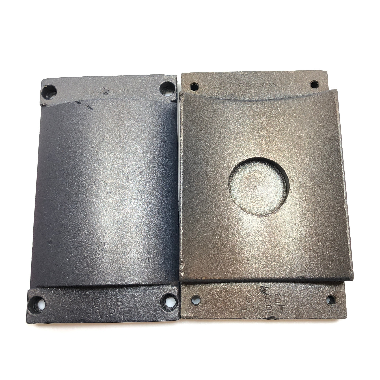 RIDGID 6RB 6-1/2" Long Smooth Concave Convex Pipe Fusion Heater Adapter ...