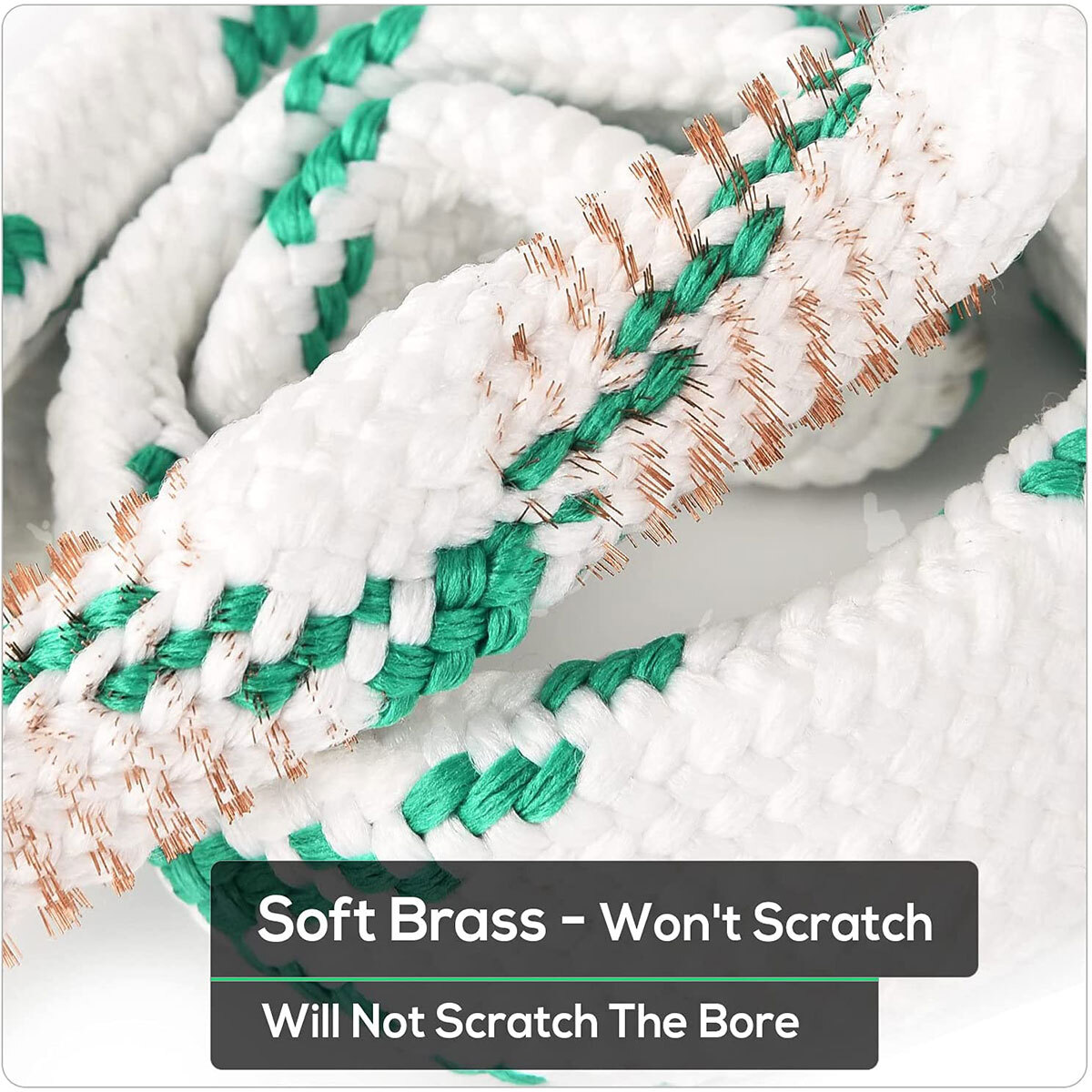 2PCS/Pack Gun Clean Snakes Bore Rope Cleaner For 223/22/9mm/38/12GA ...