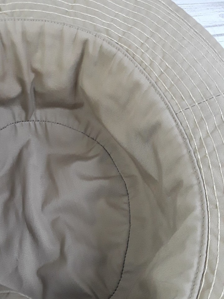 VTG 80s LL Bean Bucket Hat Goretex Large Beige Fishing Safari Sun | eBay