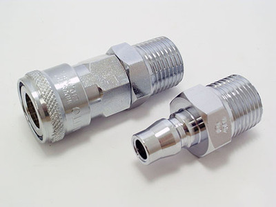 SM20 1/4PT Thread Air Compressor Quick Coupler Connector Steel SM-20 PM ...