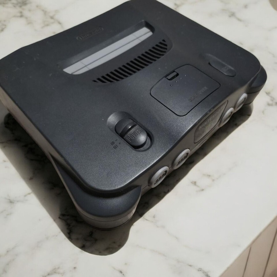 N64 Nintendo 64 console Black select option Bundle Used Region free ...