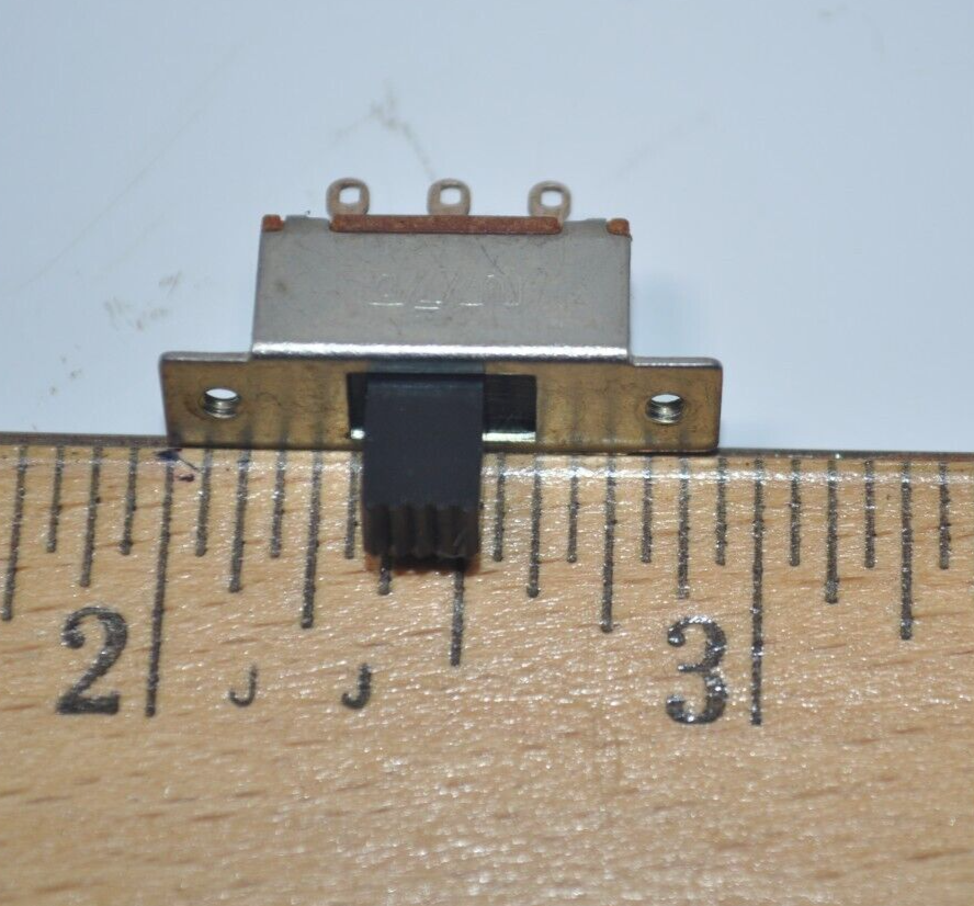 Lot of 10 NOS UID Slide Switch DPDT Solder Terminals 10-000-0060 MD 022 ...