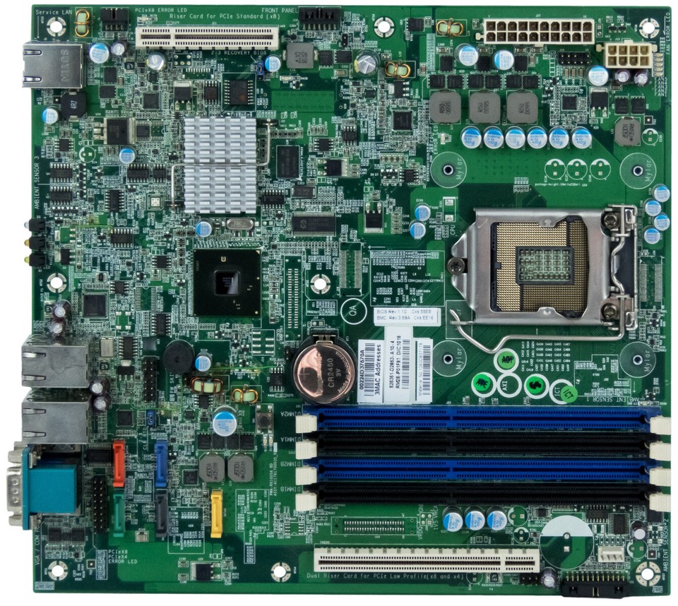 Mainboards Fujitsu S26361-D2863-A10-4 LGA1156 DDR2 Mainboard for RX100 ...