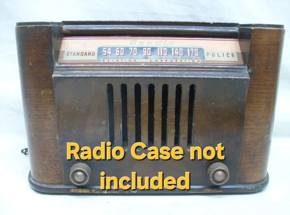 Bendix 0526-E Tube Radio (AM/Police Band) Chassis Only! Works! Tunes ...