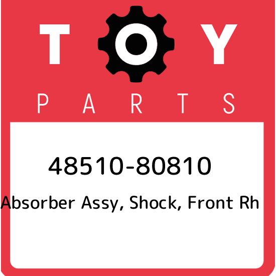 48510-80810 Toyota Absorber assy, shock, front rh 4851080810, New ...