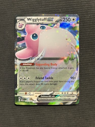 Pokemon TCG SV 151 Wigglytuff ex 040/165! NM Condition! See Description ...