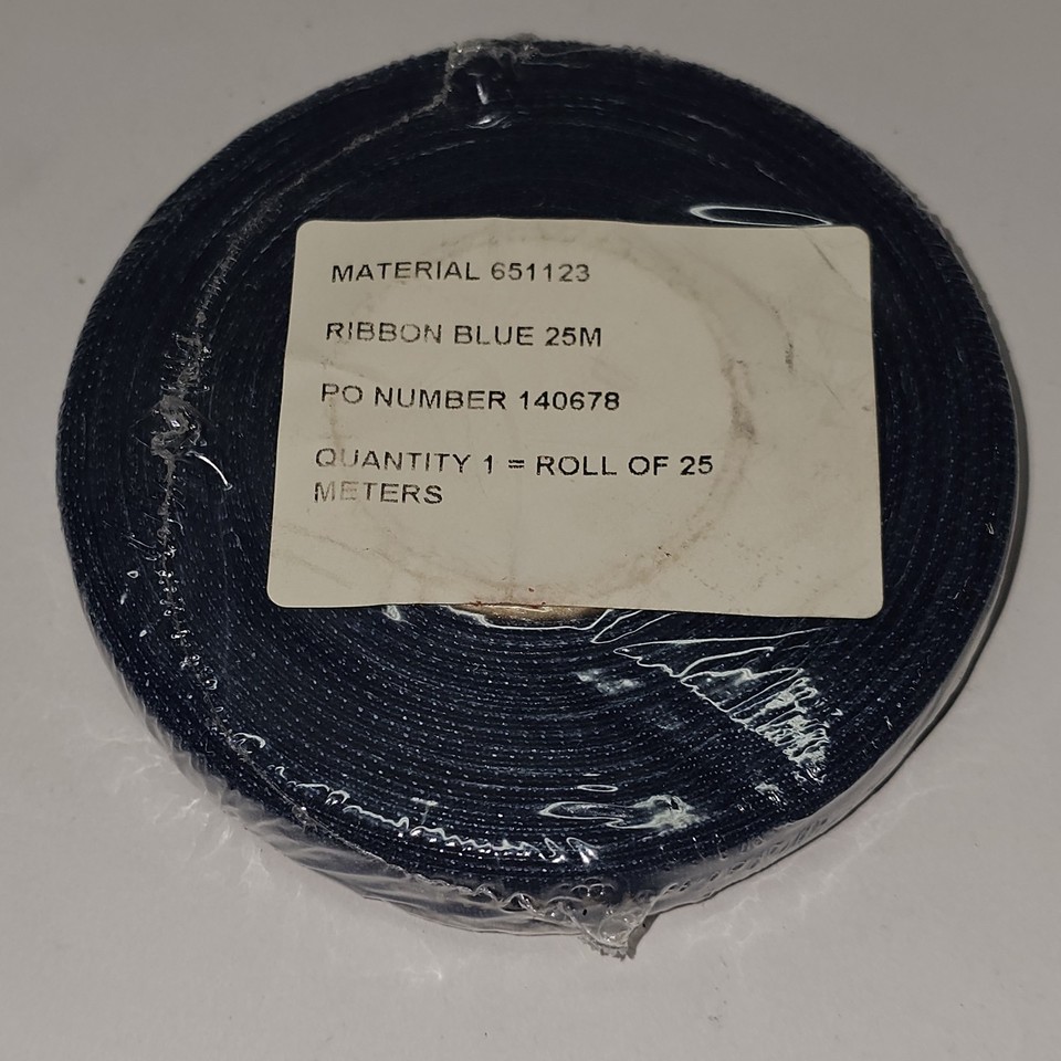 Chanel Logo Blue Holiday Gift Wrap Ribbon 1 Sealed Roll 25 Meters ...