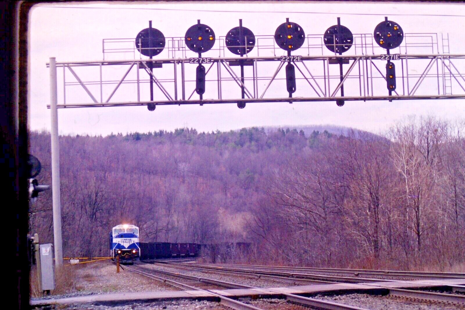 Kodachrome Original Slide Conrail EMD SD80 Diesel #4110(1996) Item # ...