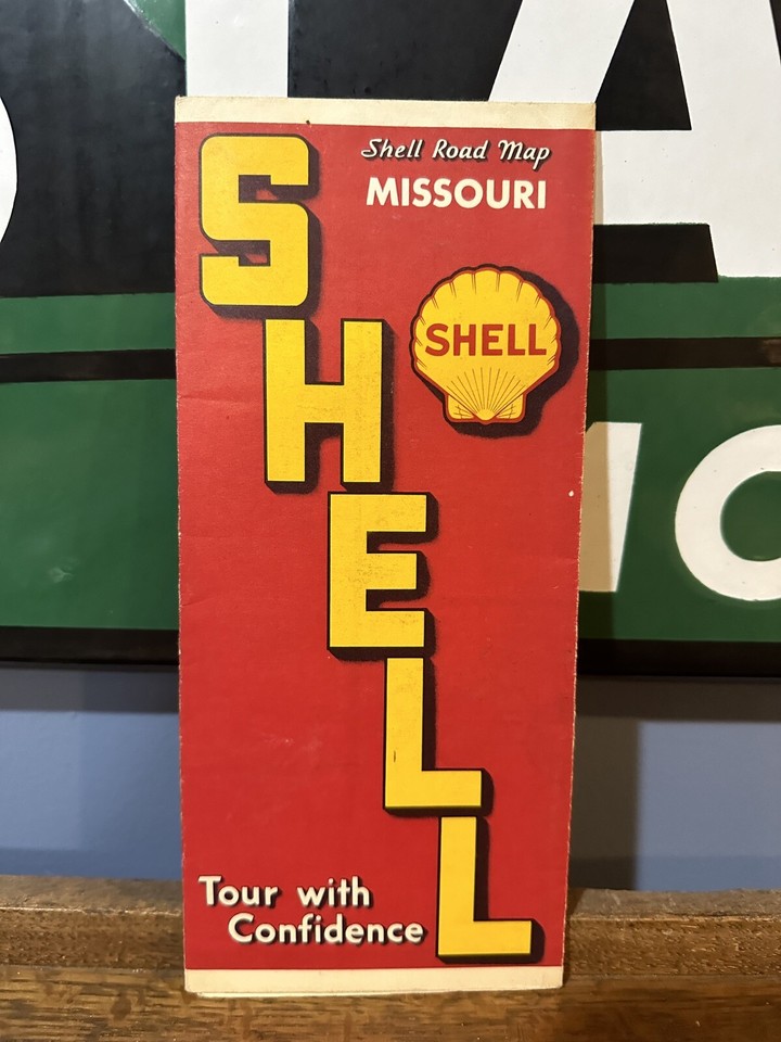 1939 Shell Road Map: Missouri NOS | eBay