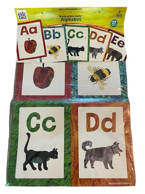 New World of Eric Carle Alphabet Bulletin Board Set Carson Dellosa ...