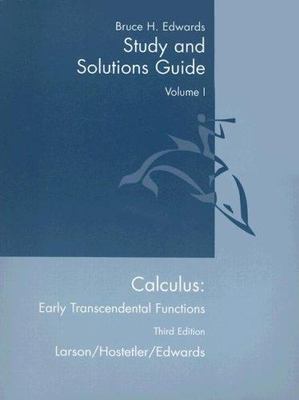 Calculus: Early Transcendental Functions Study and Solutions Guide ...