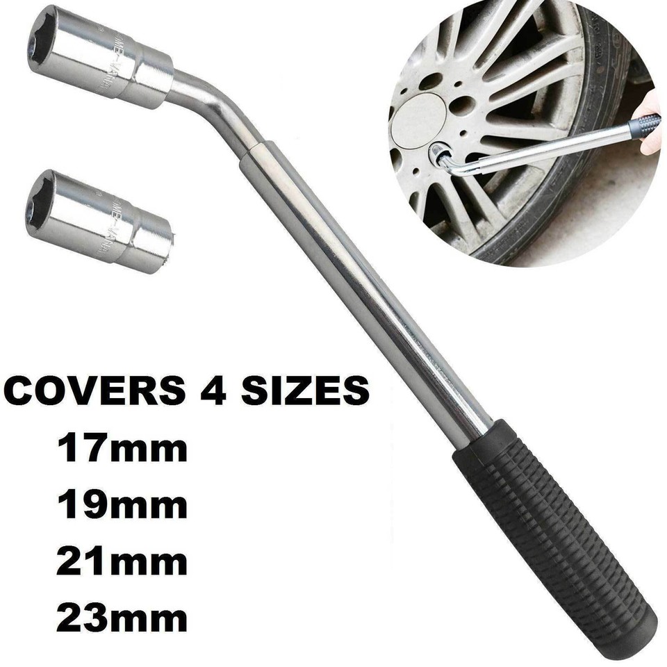 2 Ton Scissor Jack Car SUV Garage Tire Wheel Lug Handle Crank / Wrench ...