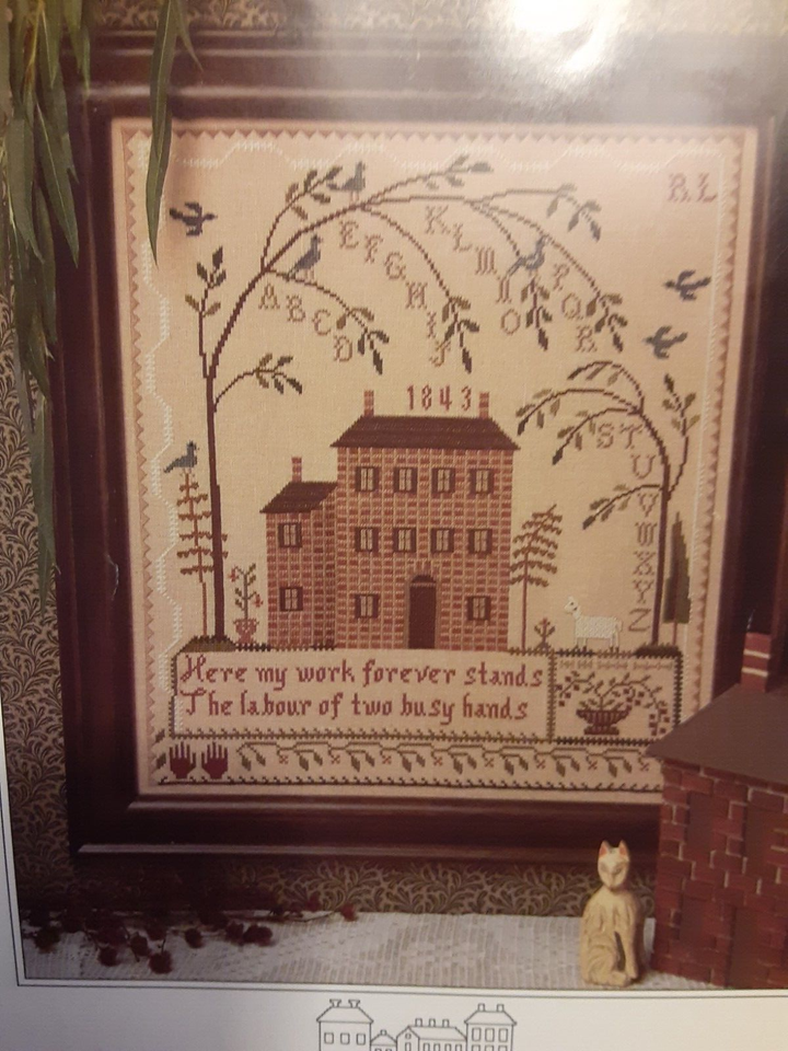 The City Stitcher "Weeping Tree Sampler" Cross Stitch Pattern | eBay